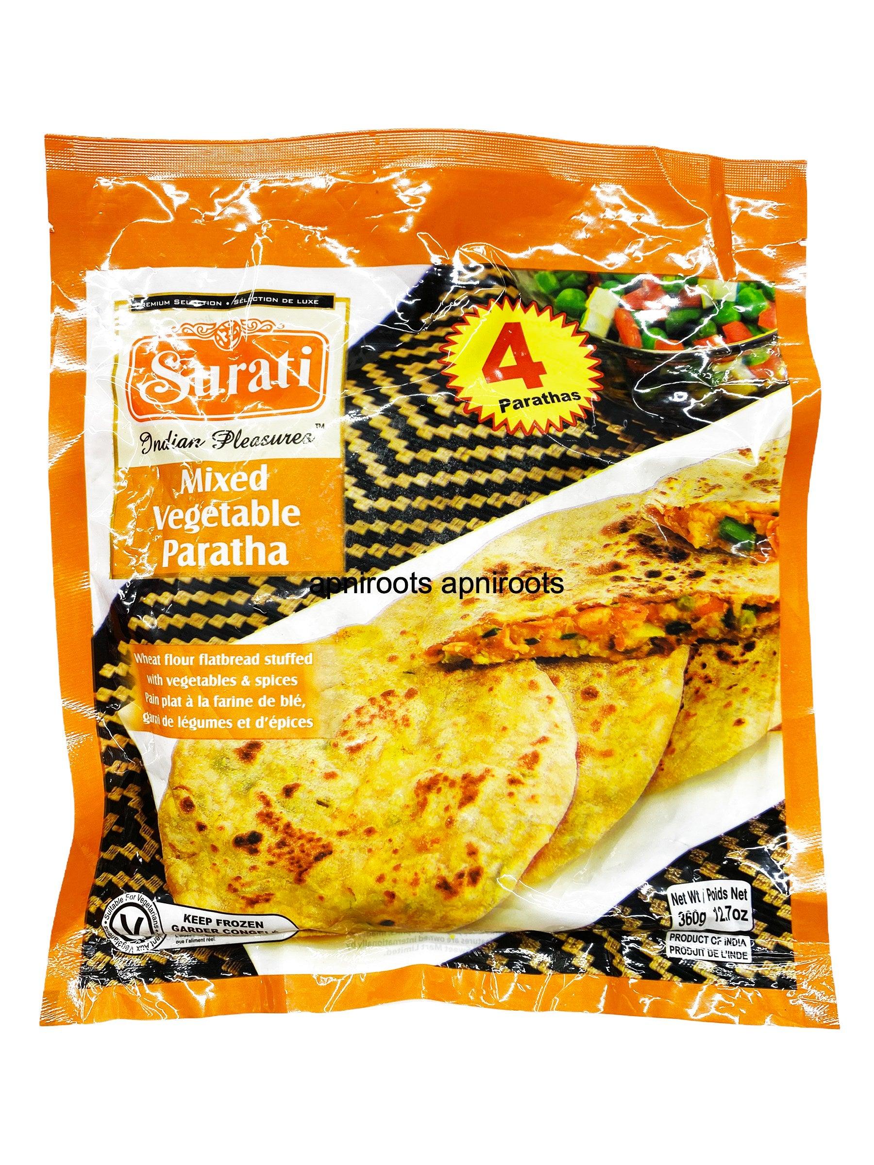SURTI MIX VEG PARATHA 360GM by at apniroots Indian Grocery Store Online ...