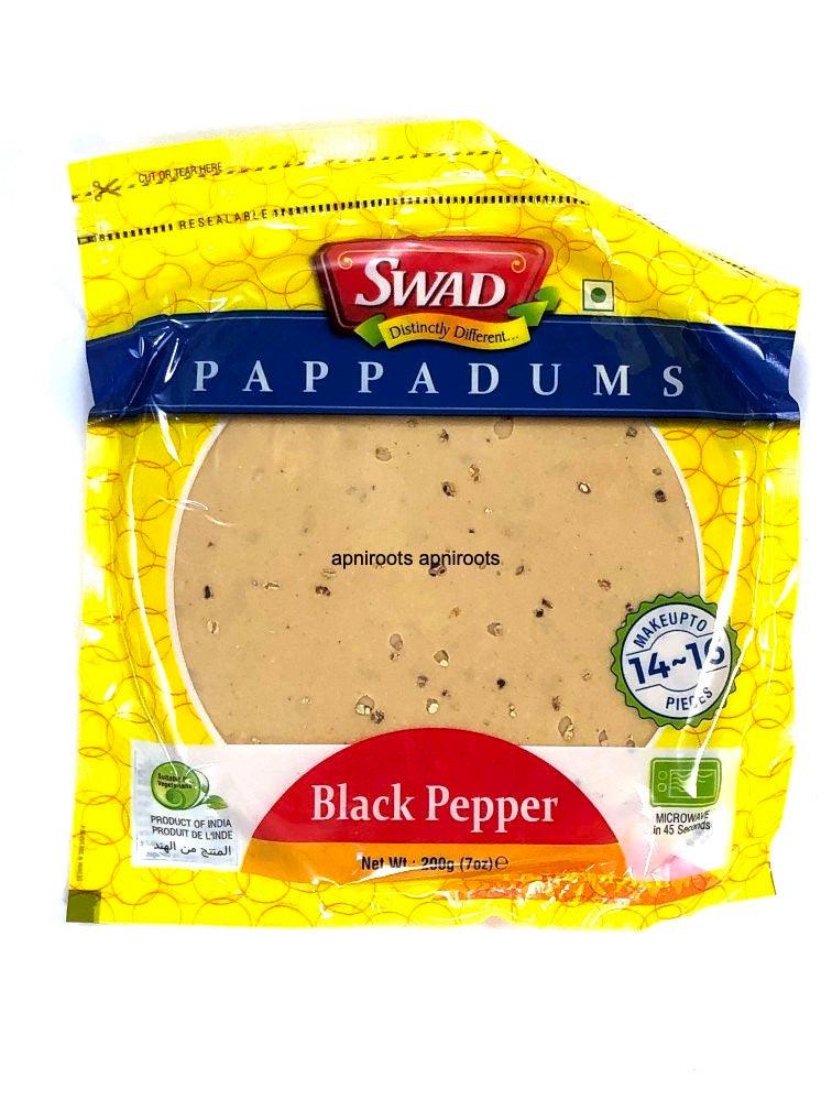 SWAD BLACK PEPPER PAPPADUM by at apniroots Indian Grocery Store Online ...