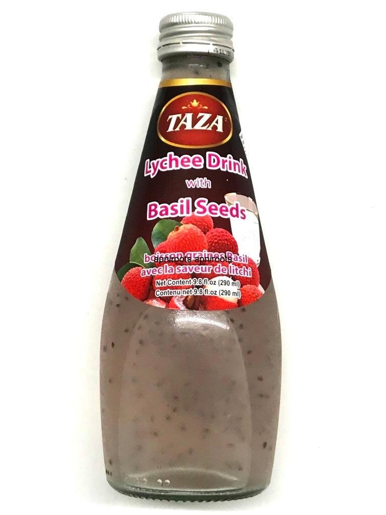 TAZA LYCHEE BASIL SEEDS DRINK by at apniroots Indian Grocery Store ...