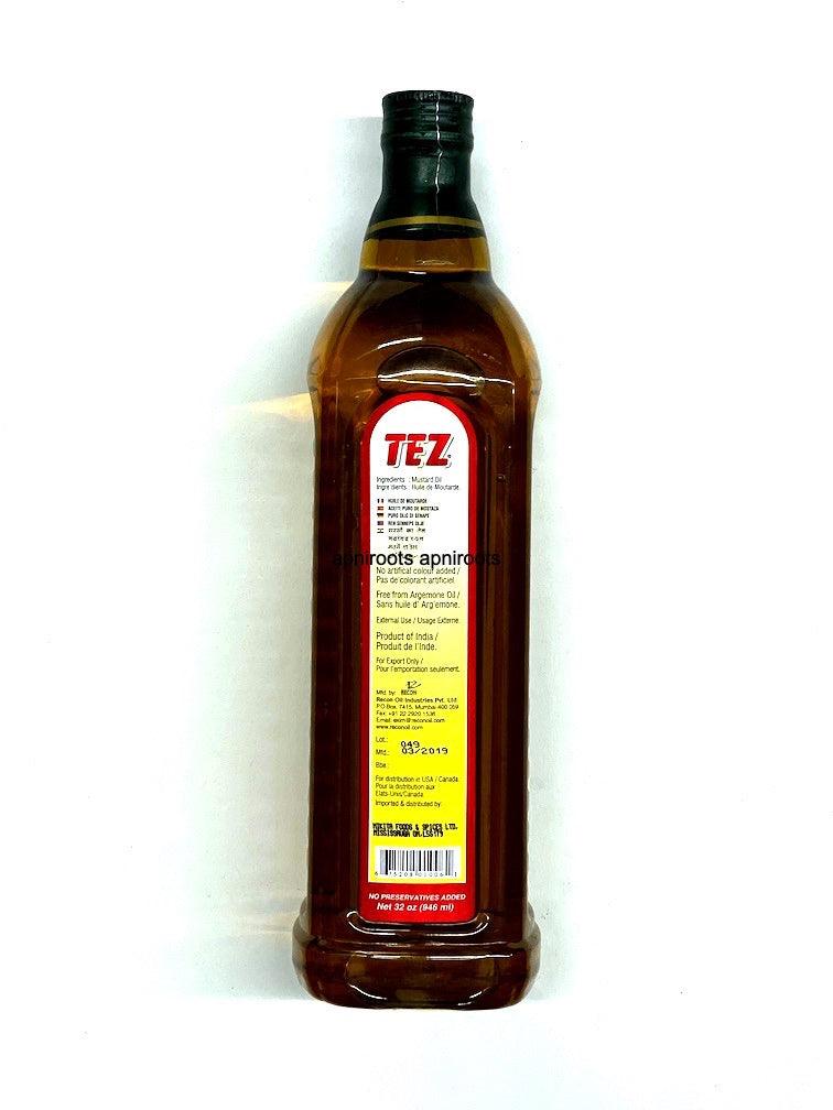 TEZ MUSTARD OIL 950ml by at apniroots Indian Grocery Store Online ...