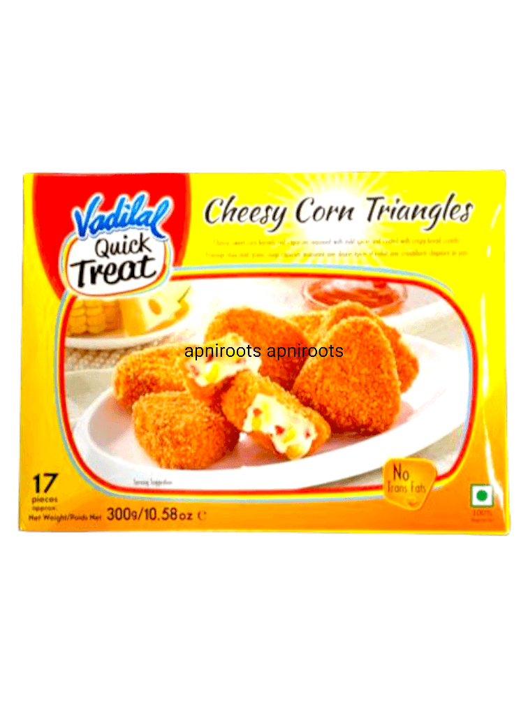 VADILAL CHEESY CORN TRIANGLES by at apniroots Indian Grocery Store ...