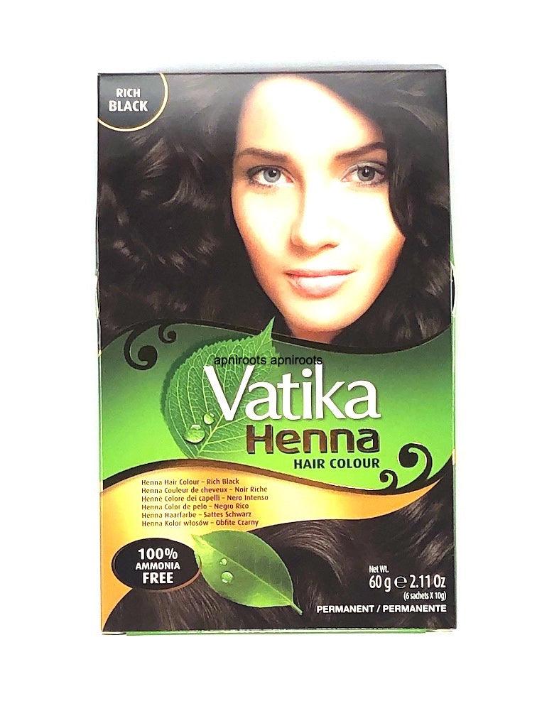 VATIKA - COLOR RICH BLACK - 60GM by at apniroots Indian Grocery Store ...